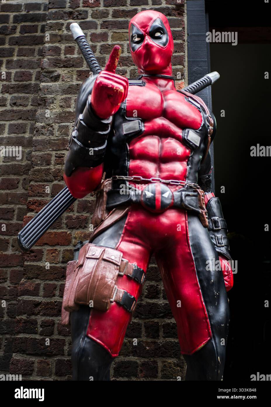 Deadpool life size plastic replica hi-res stock photography and images ...