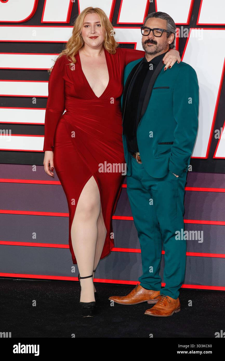 Honey Kinney Ross and Gav Murphy attend the UK Premiere of 'The Running ...