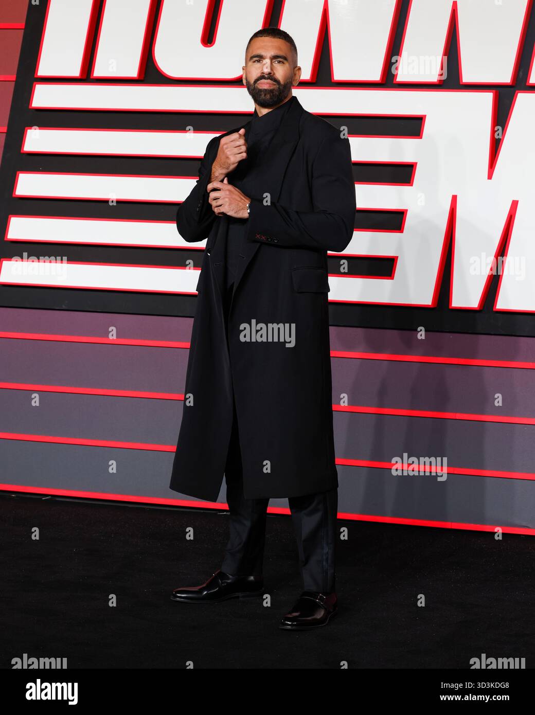 Joey Ansah attends The Running Man UK Premiere at the Odeon Luxe in ...
