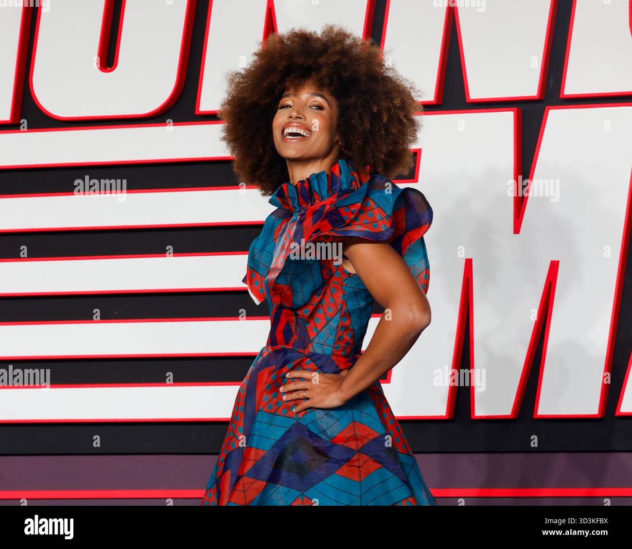 Vanessa Ford attends The Running Man UK Premiere at the Odeon Luxe in ...