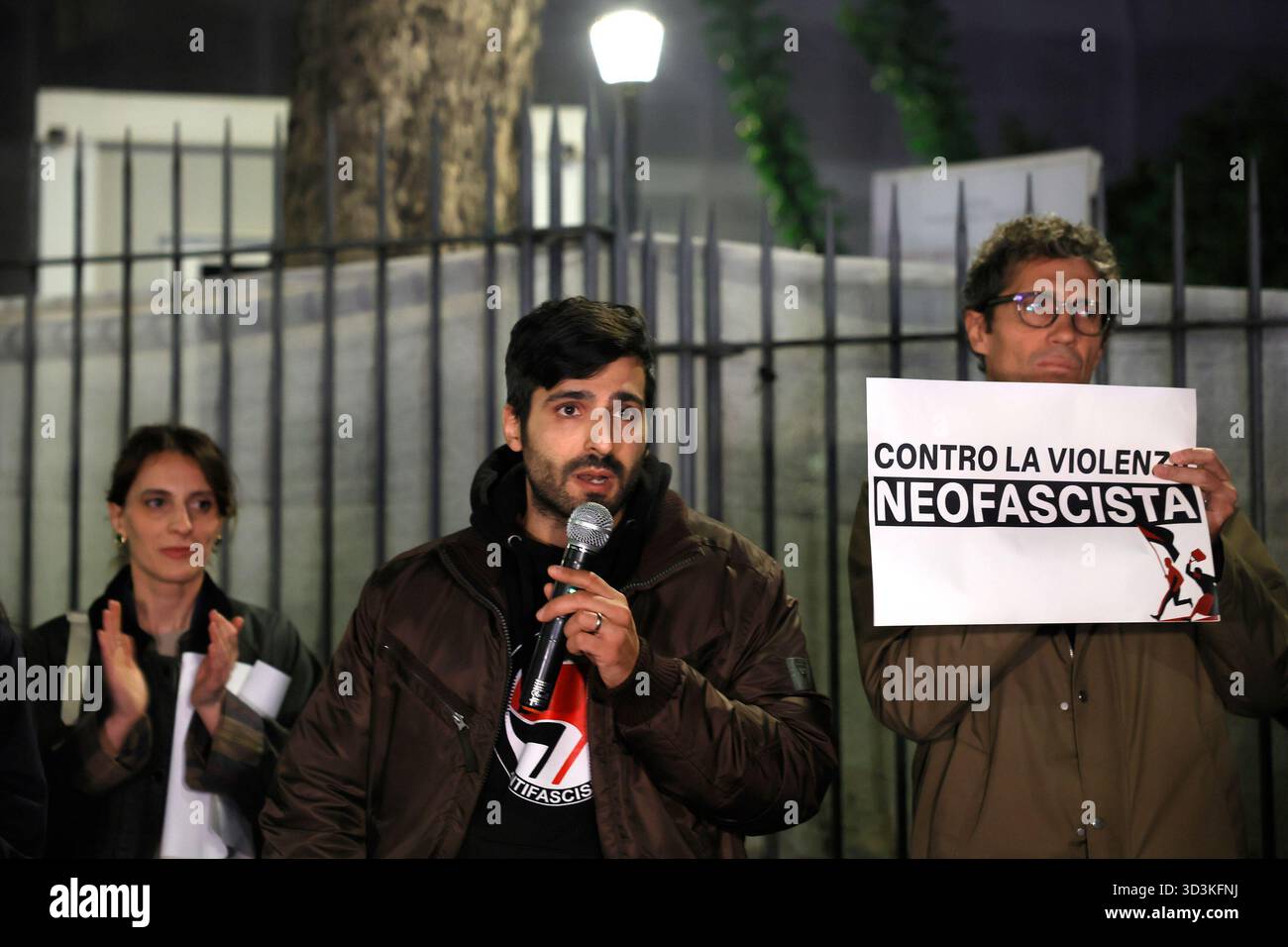 Alessandro Sahebi interviene Protesta unitaria indetta da +Europa a ...