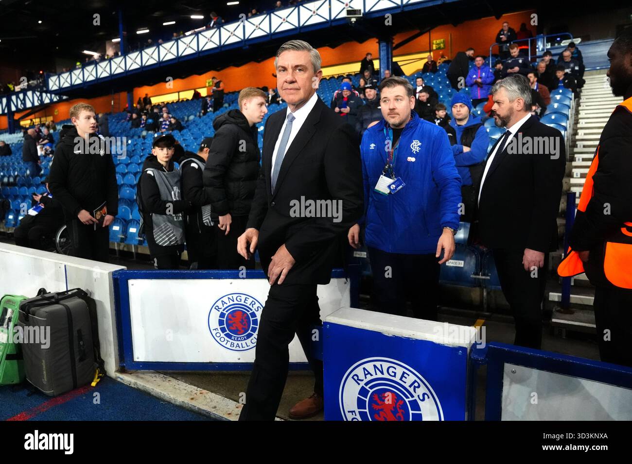Rangers chairman Andrew Cavenagh ahead of the UEFA Europa League match ...