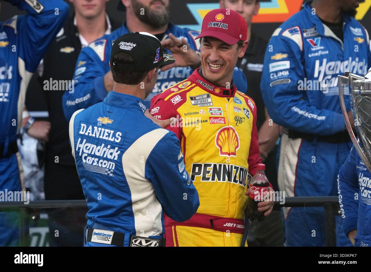 NASCAR Cup Series driver Joey Logano during a NASCAR Cup Series auto ...