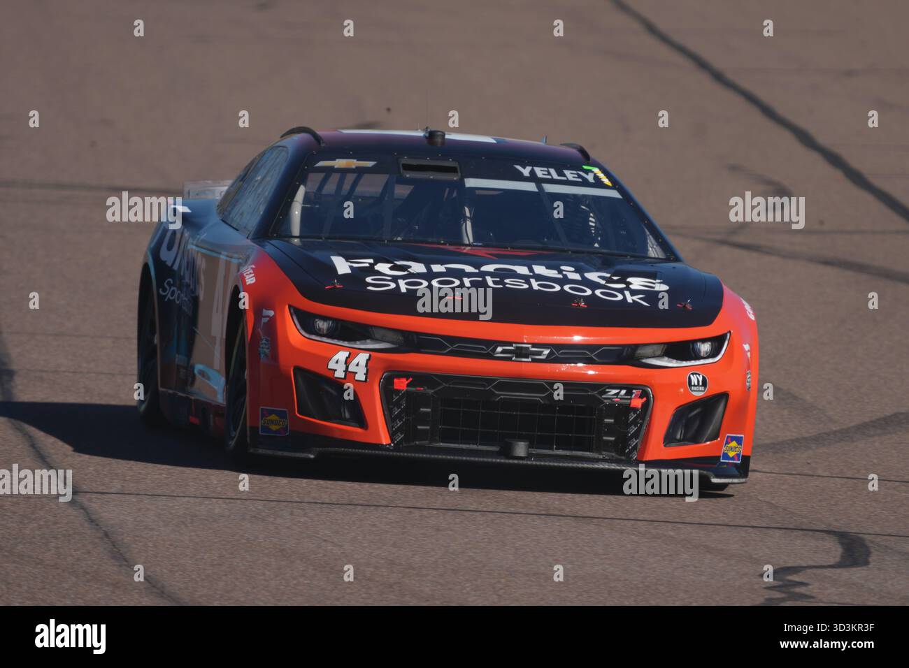 J.J. Yeley during a NASCAR Cup Series auto race Sunday, Nov. 2, 2025 ...