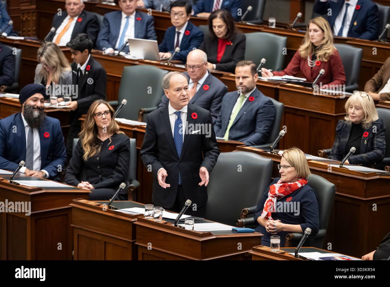 Ontario Finance Minister Peter Bethlenfalvy tables the 2025 Ontario ...