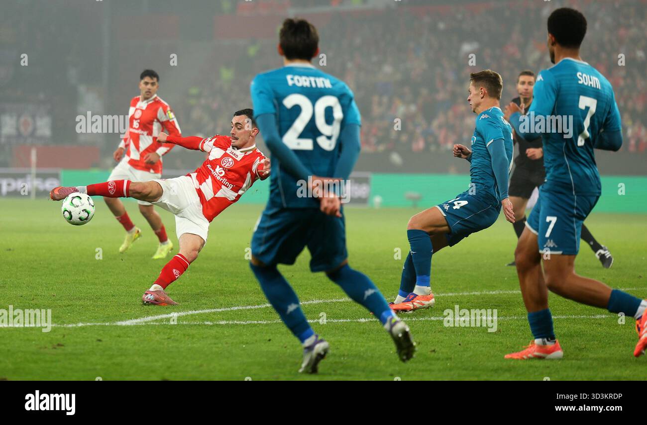 from left: Paul Nebel (Mainz), Niccolo Fortini, Hans Nicolussi Caviglia ...