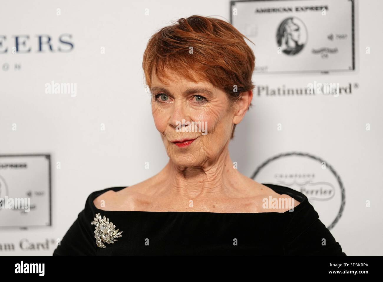 Celia Imrie poses for photographers upon arrival at the Harper's Bazaar ...