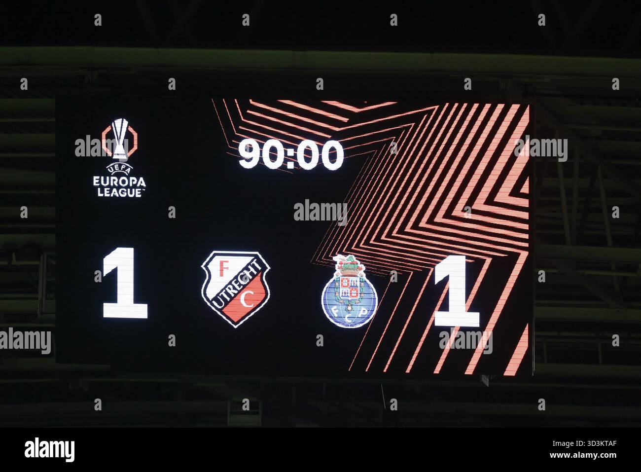 UTRECHT , 06-11-2025 , stadium Galgenwaard , season 2025 / 2026 , UEFA ...