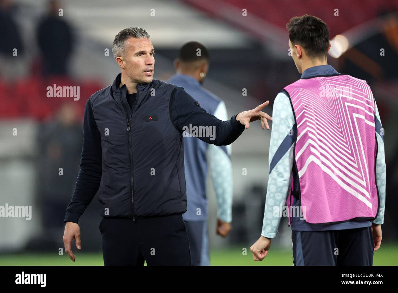 STUTTGART - Feyenoord coach Robin van Persie during the UEFA Europa ...