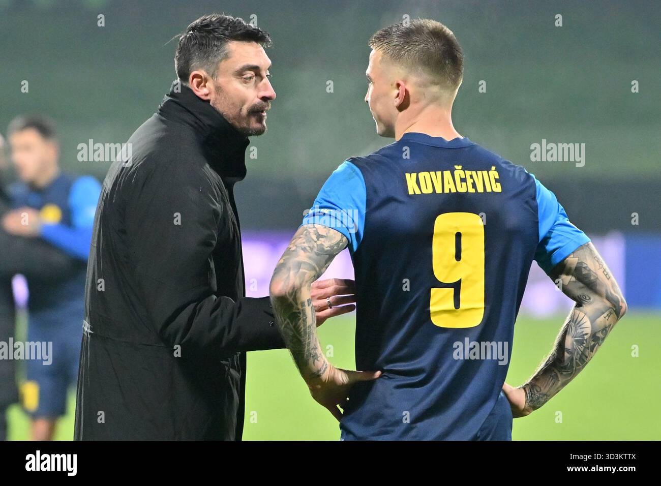 Celje, Slovenia, November 06th 2025, Albert Riera head coach of Celje ...