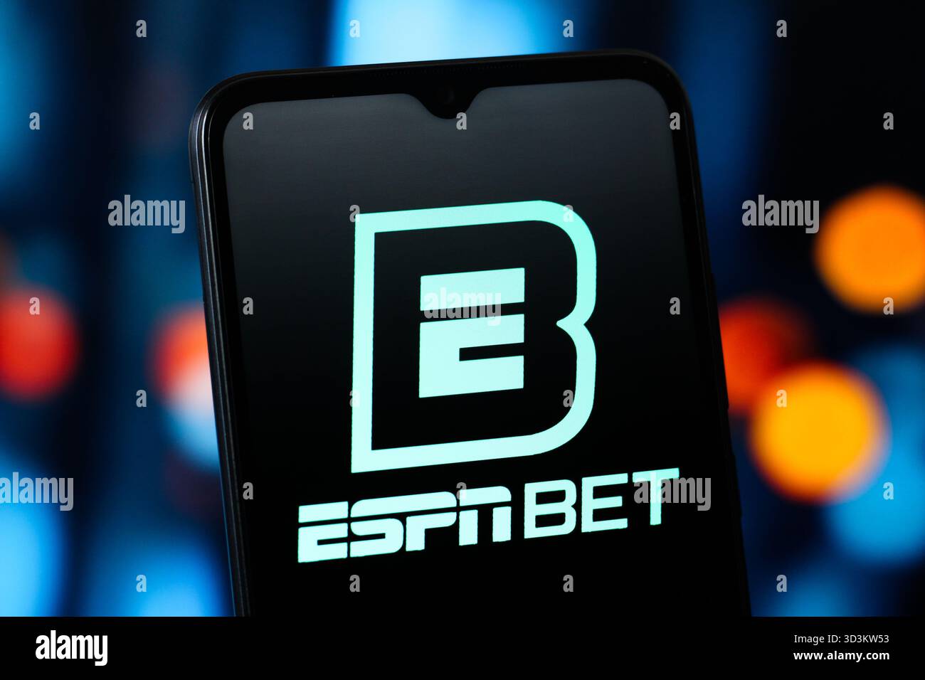 November 6, 2025, Canada: In this photo illustration, the ESPN BET logo ...