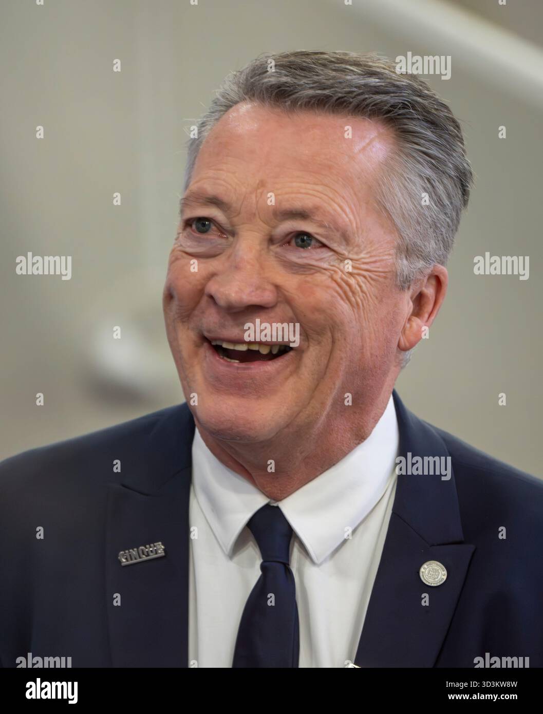 06 November 2025, Bavaria, Landshut: Ice hockey: Germany Cup, Germany ...