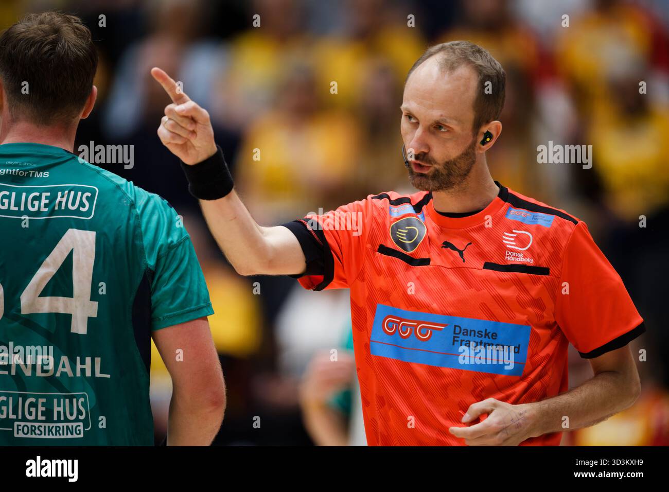 Svendborg, Denmark. 05th, November 2025. Referee Jakob Falkenberg ...