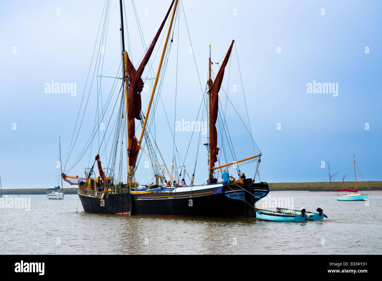 Thames Sailing Barge Thalatta a historic vessel, originally built in ...