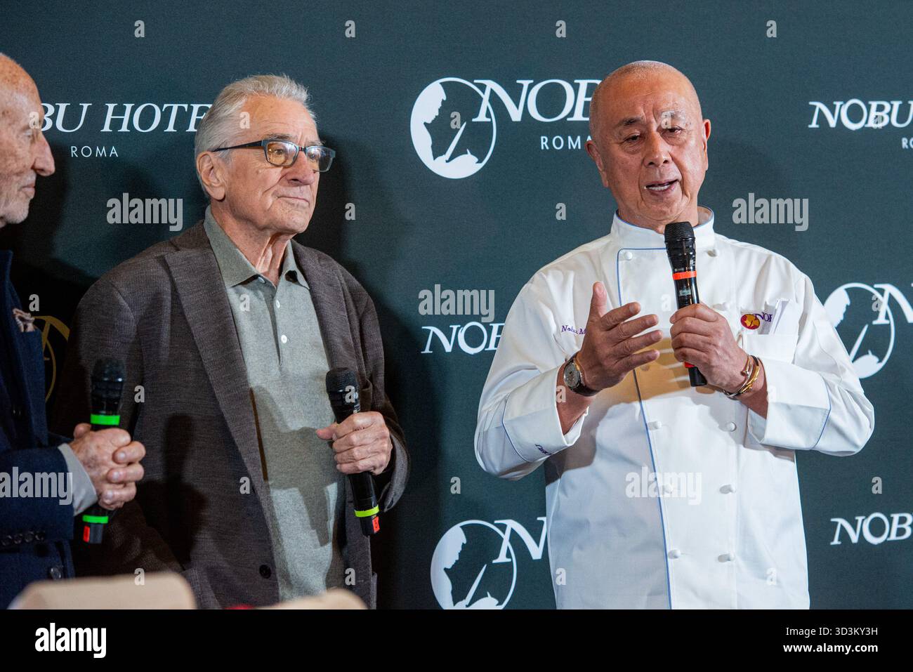 Roma, Italia. 06th Nov, 2025. Sakè Ceremony all'inaugurazione del Nobu ...