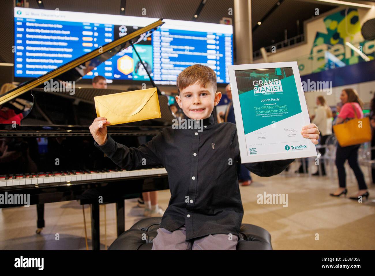 Jacob Purdy winner of the under 16 Grand Pianist Final at Grand Central ...