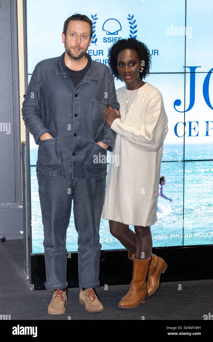 Eye Haidara, Joachim Lafosse attending the Six Jours Ce Printemps-La ...