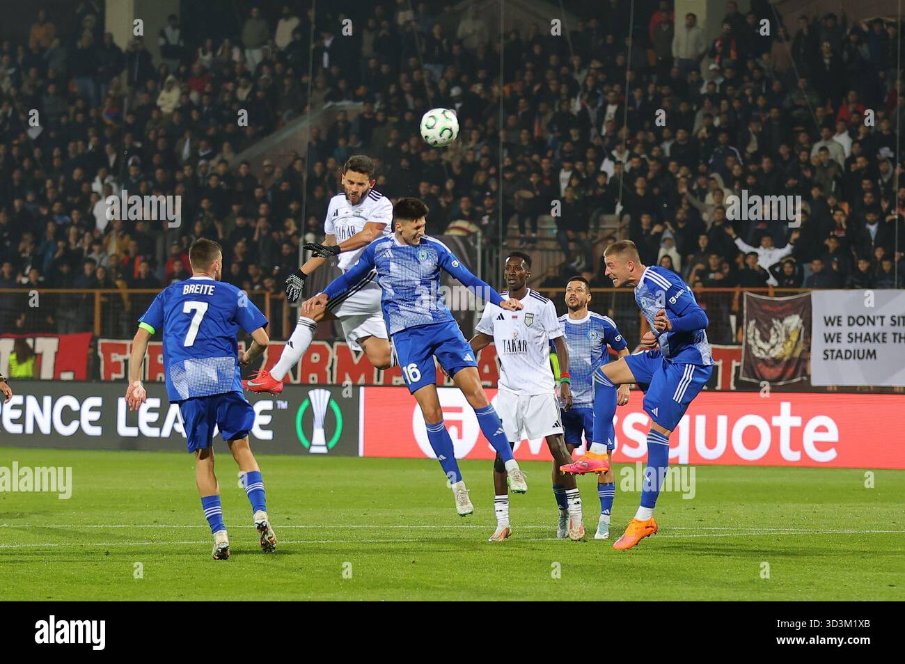 6 November 2025 – UEFA Conference League, Round 3 – FC Noah vs SK Sigma Olomouc – Republican ...