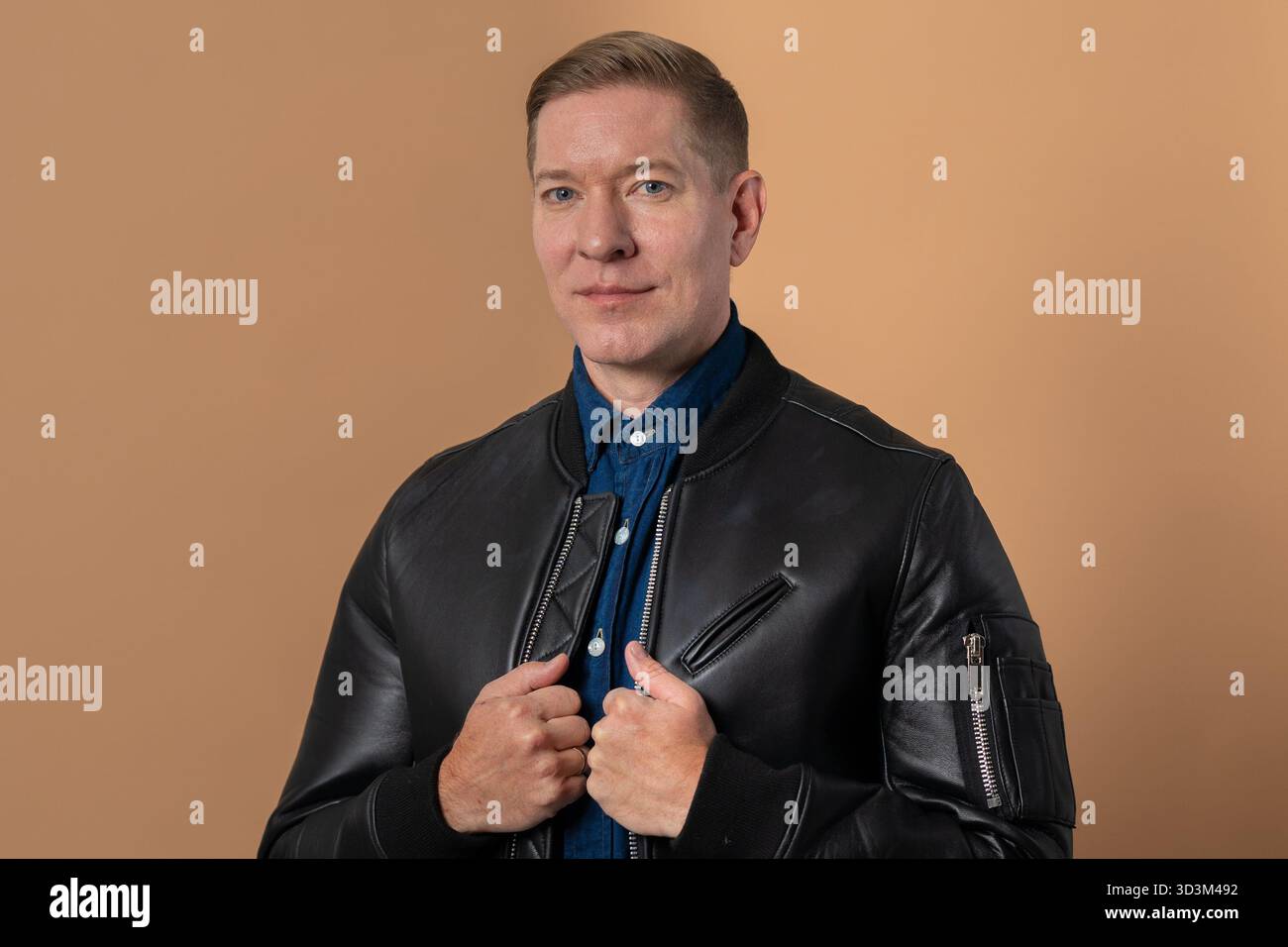 Joseph Sikora poses for a portrait on Thursday, Oct. 30, 2025, in New York. (AP Photo/Gary ...