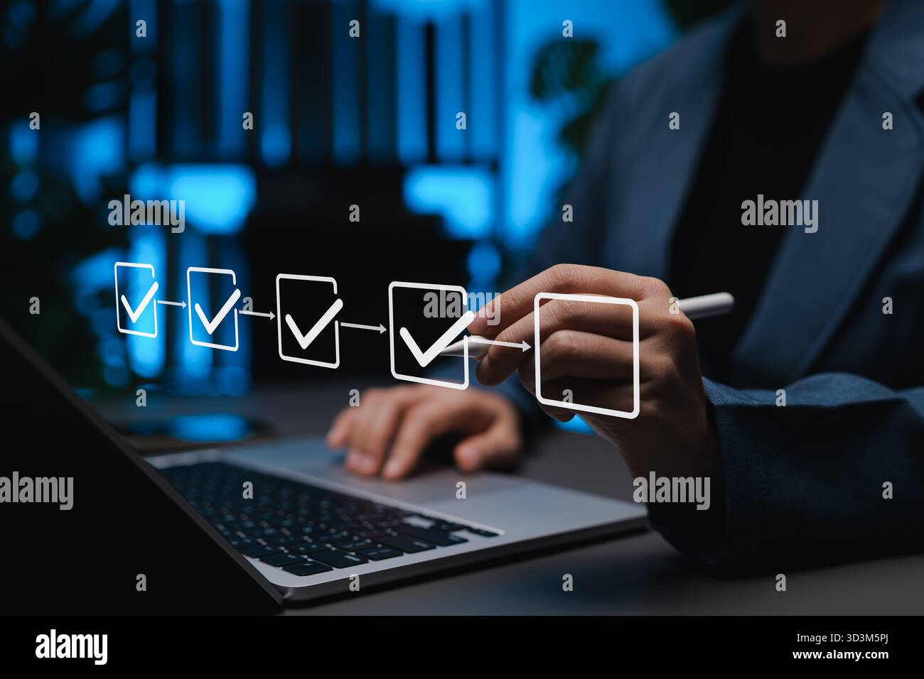 Project tracking icons hi-res stock photography and images - Alamy