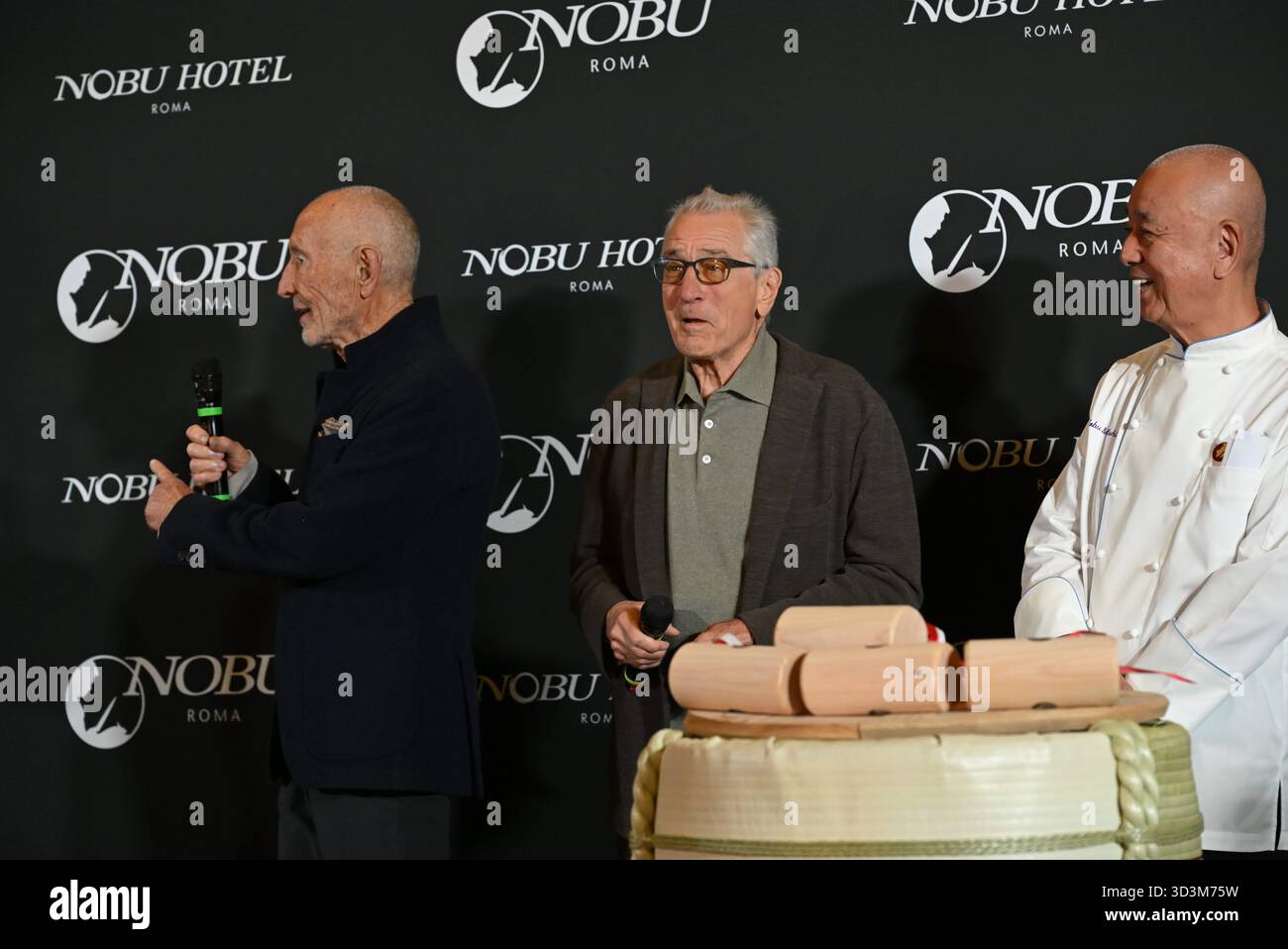 Rome: Via Veneto. Nobu Hotel Opening, Sake Ceremony. Pictured: Meir ...