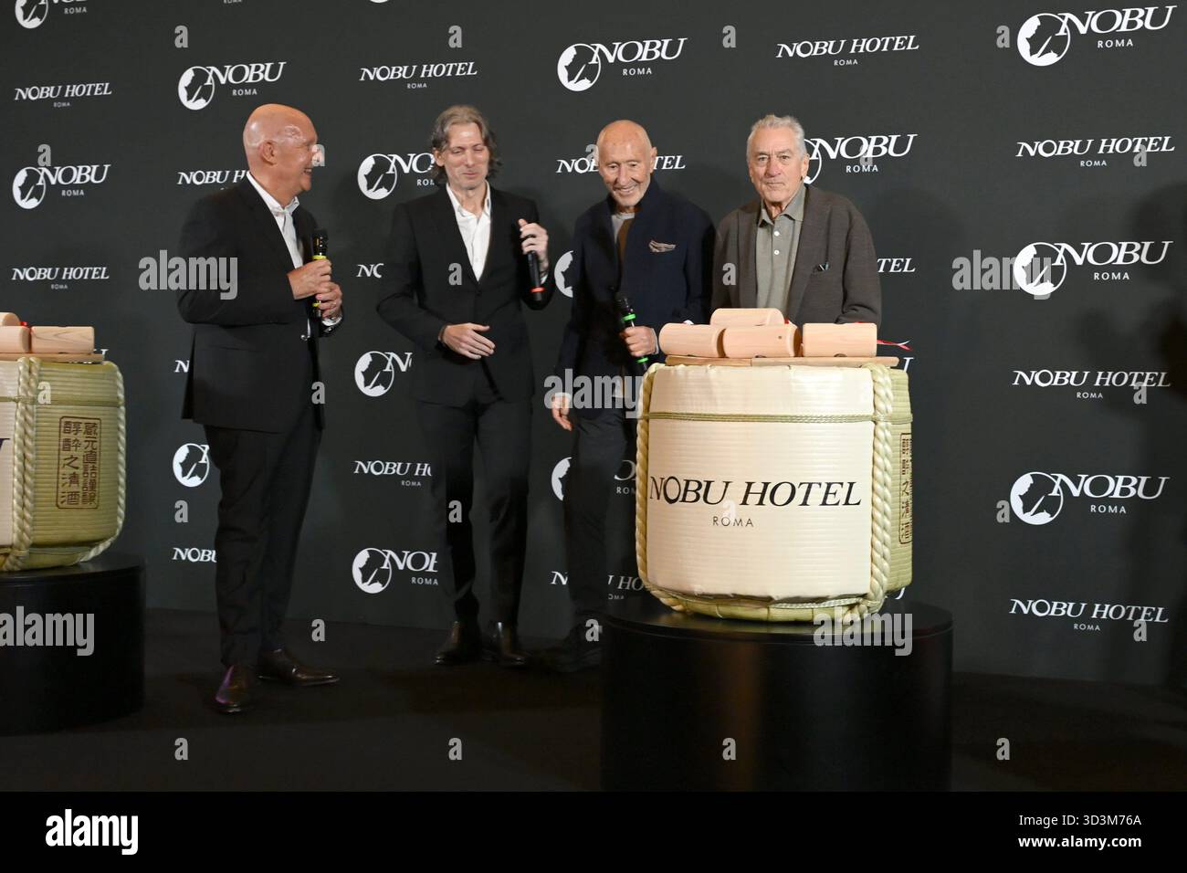 Rome: Via Veneto. Nobu Hotel Opening, Sake Ceremony. Pictured: Trevor ...