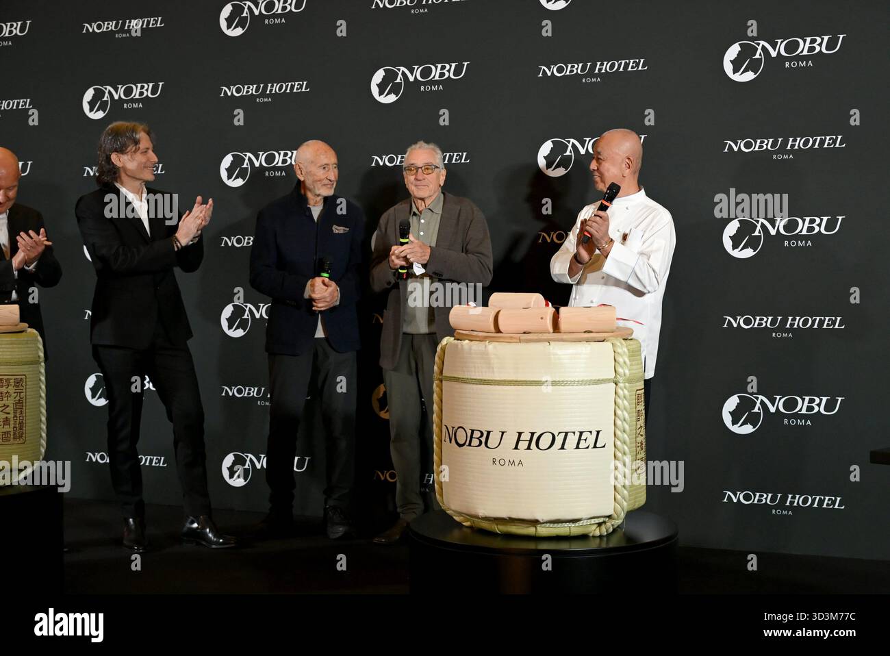 Rome: Via Veneto. Nobu Hotel Opening, Sake Ceremony. Pictured: Trevor ...