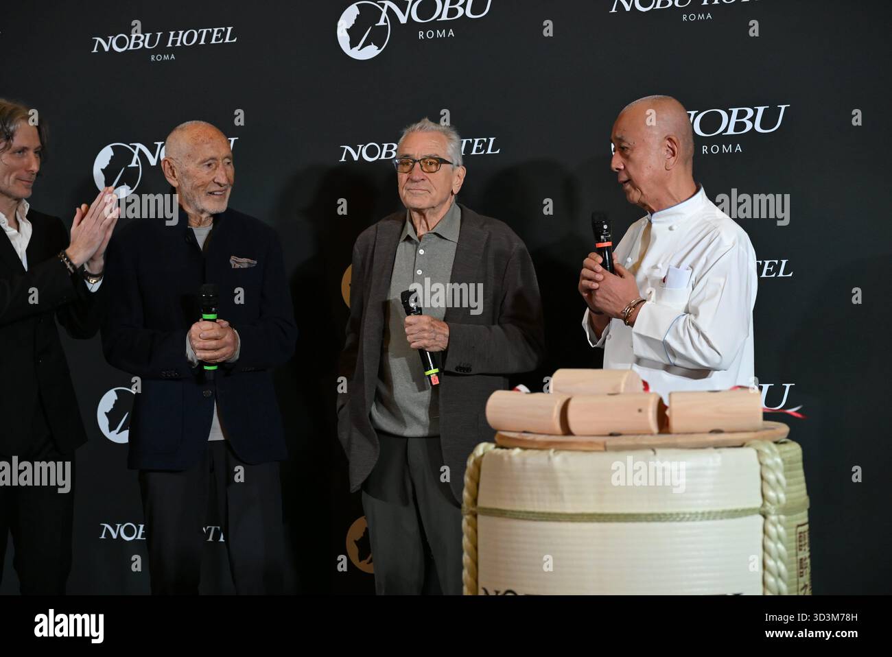 Rome, Italy. 06th Nov, 2025. Rome: Via Veneto. Nobu Hotel Opening, Sake ...