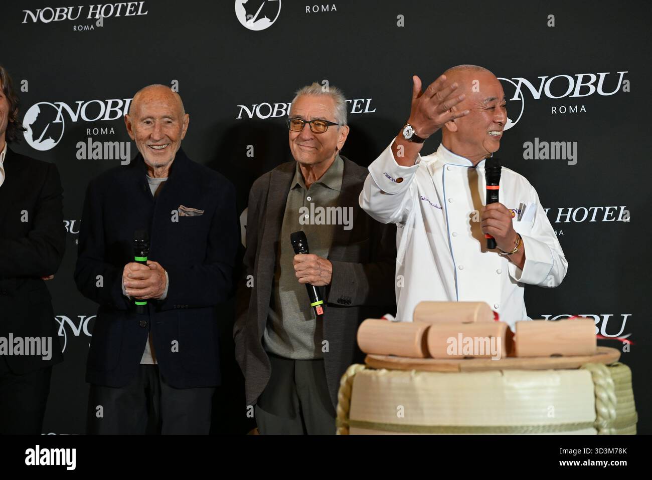 Rome: Via Veneto. Nobu Hotel Opening, Sake Ceremony. Pictured: Meir ...