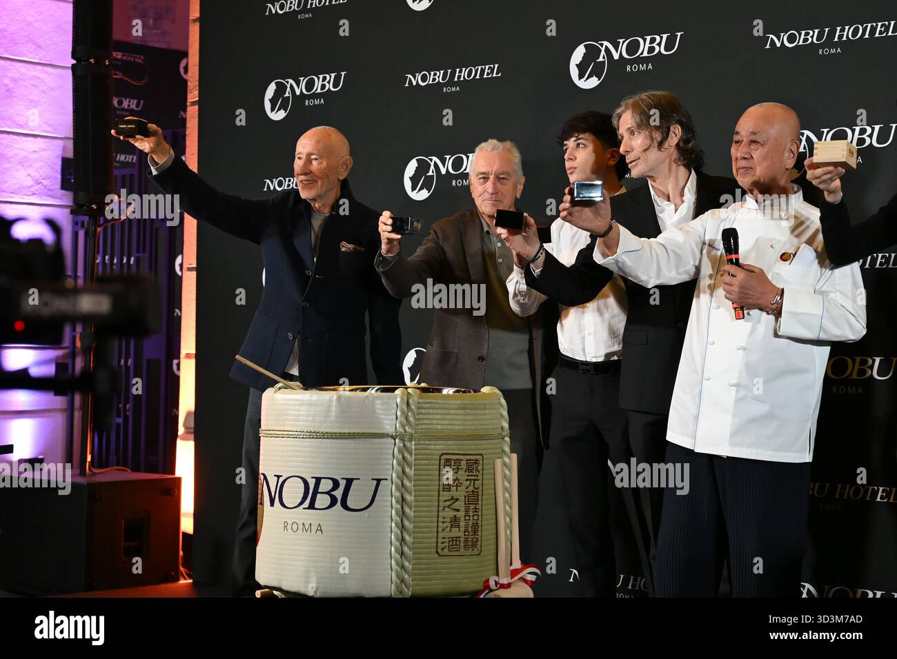Rome: Via Veneto. Nobu Hotel Opening, Sake Ceremony. Pictured: Meir ...