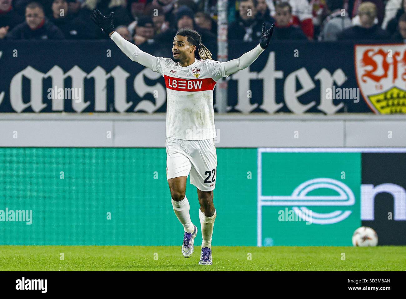 STUTTGART , 06-11-2025 , MHP Arena , season 2025 / 2026 , UEFA Europa ...