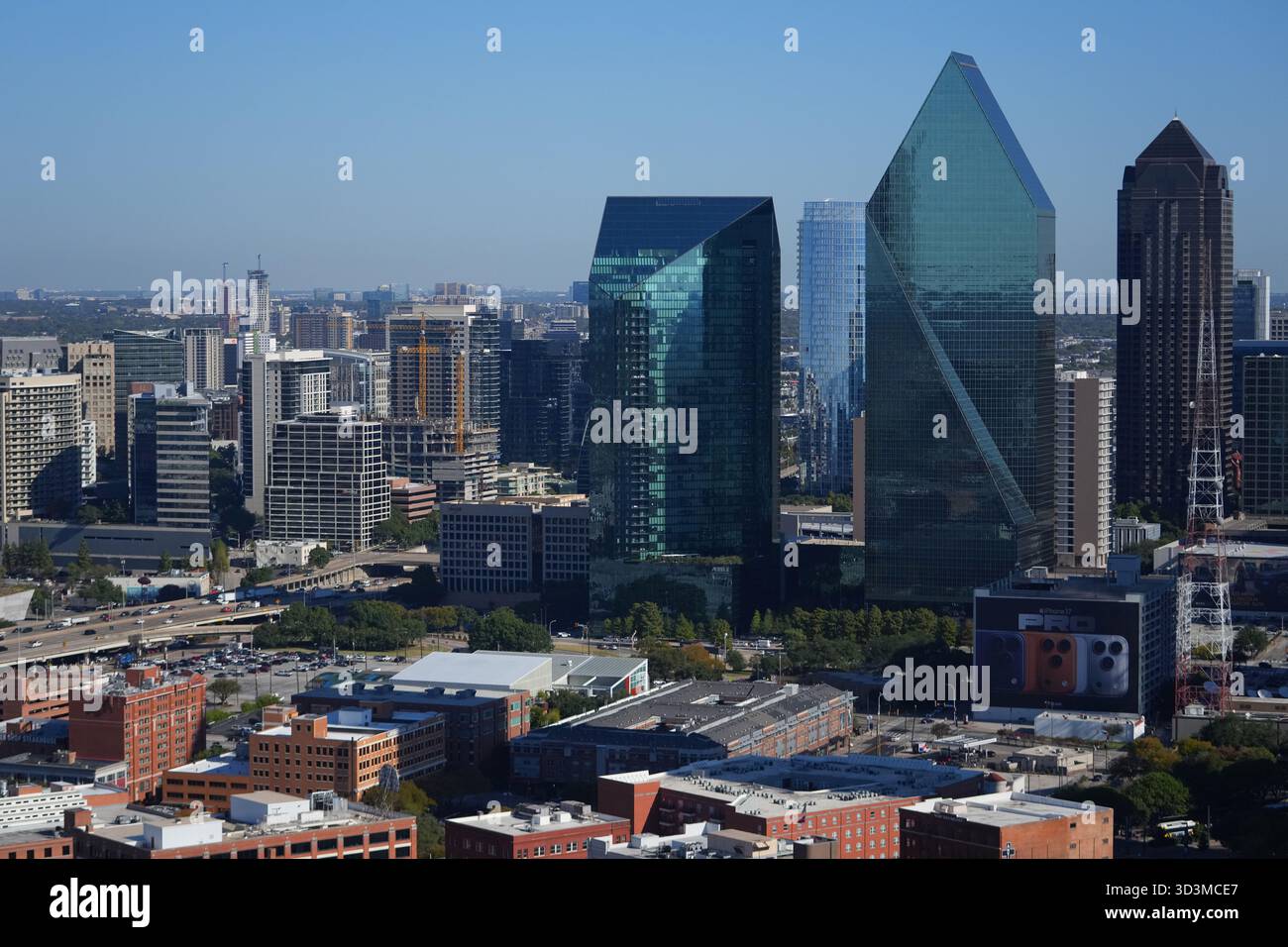 High rise buildings are visible Thursday, Nov. 6, 2025, in Dallas. (AP ...