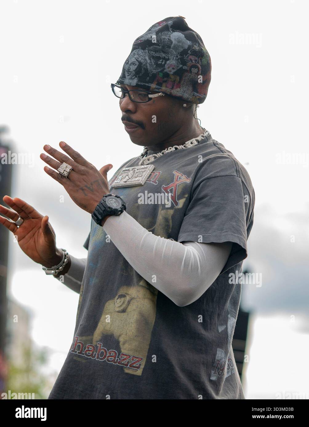 Asake preforming at the Wireless festival Finsbury Park London Stock ...
