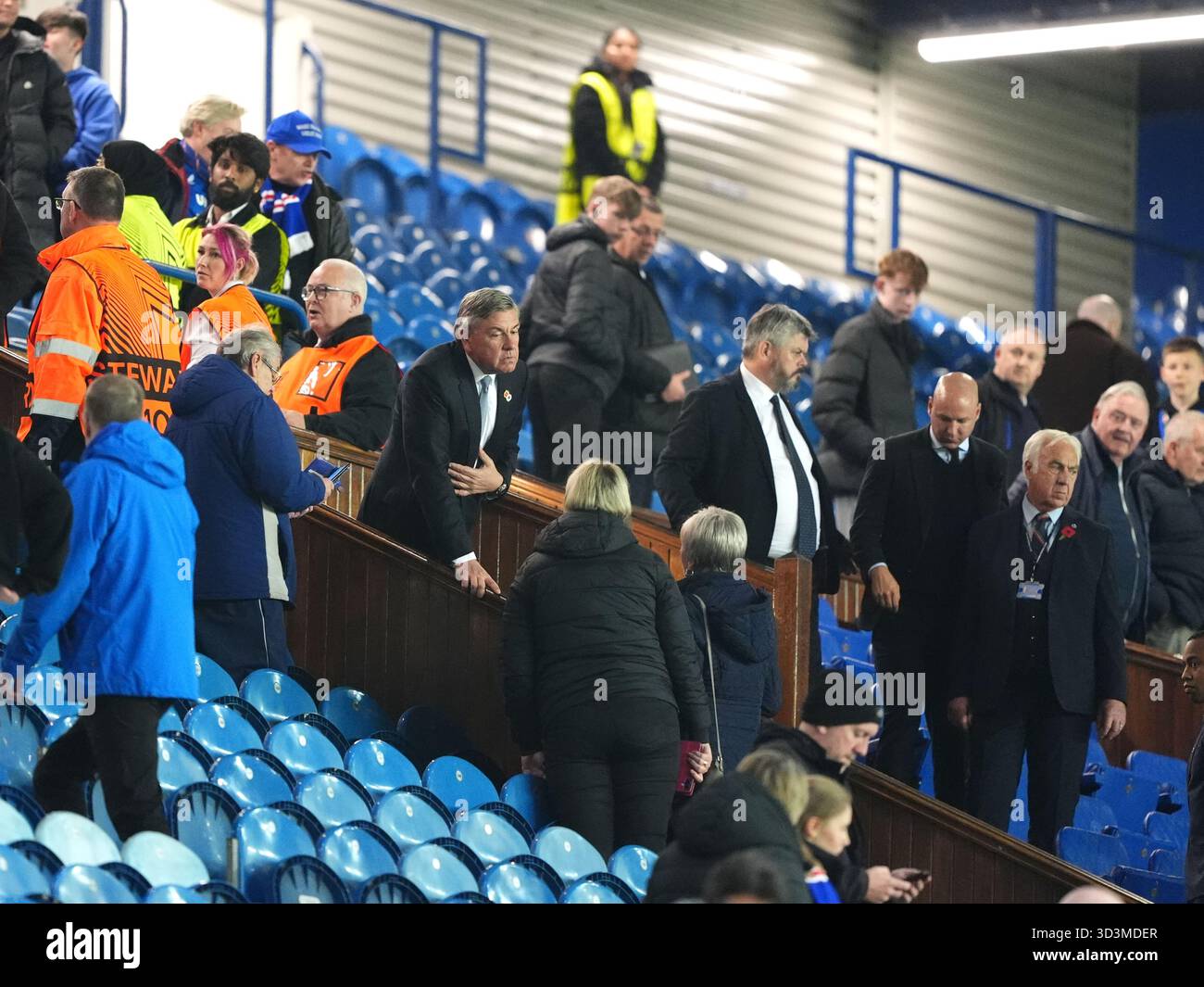 Rangers chairman Andrew Cavenagh greets fans following the UEFA Europa ...