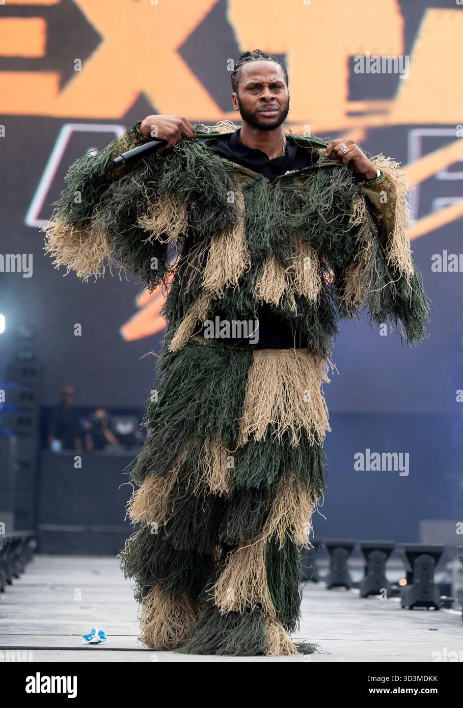 Dexta Daps preforming at Wireless Festival, Finsbury Park in London, UK ...