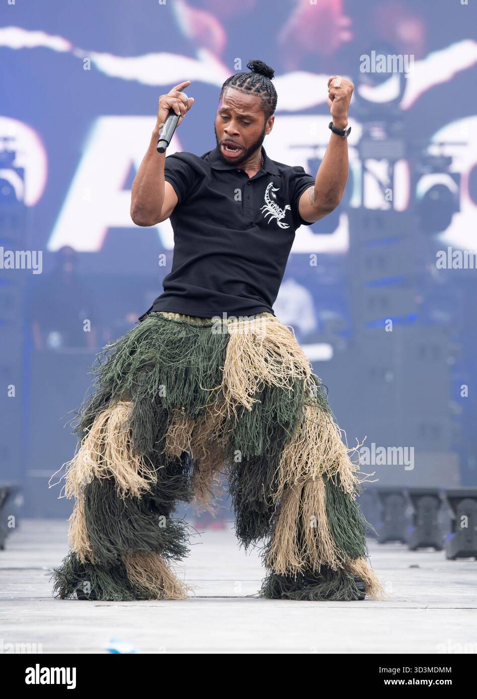 Dexta Daps preforming at Wireless Festival, Finsbury Park in London, UK ...