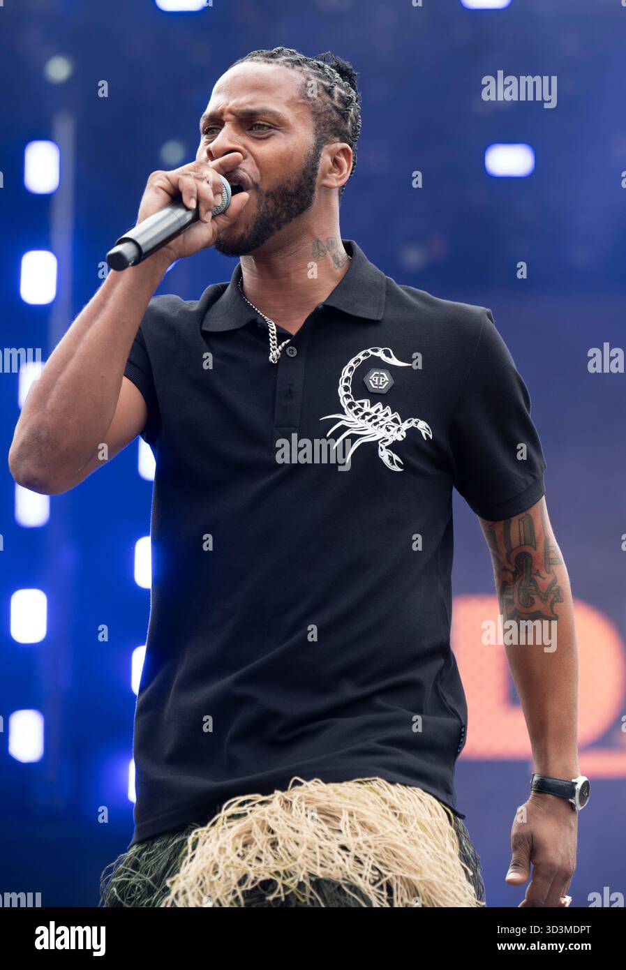 Dexta Daps preforming at Wireless Festival, Finsbury Park in London, UK ...