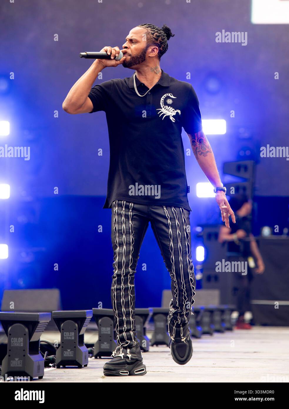 Dexta Daps preforming at Wireless Festival, Finsbury Park in London, UK ...