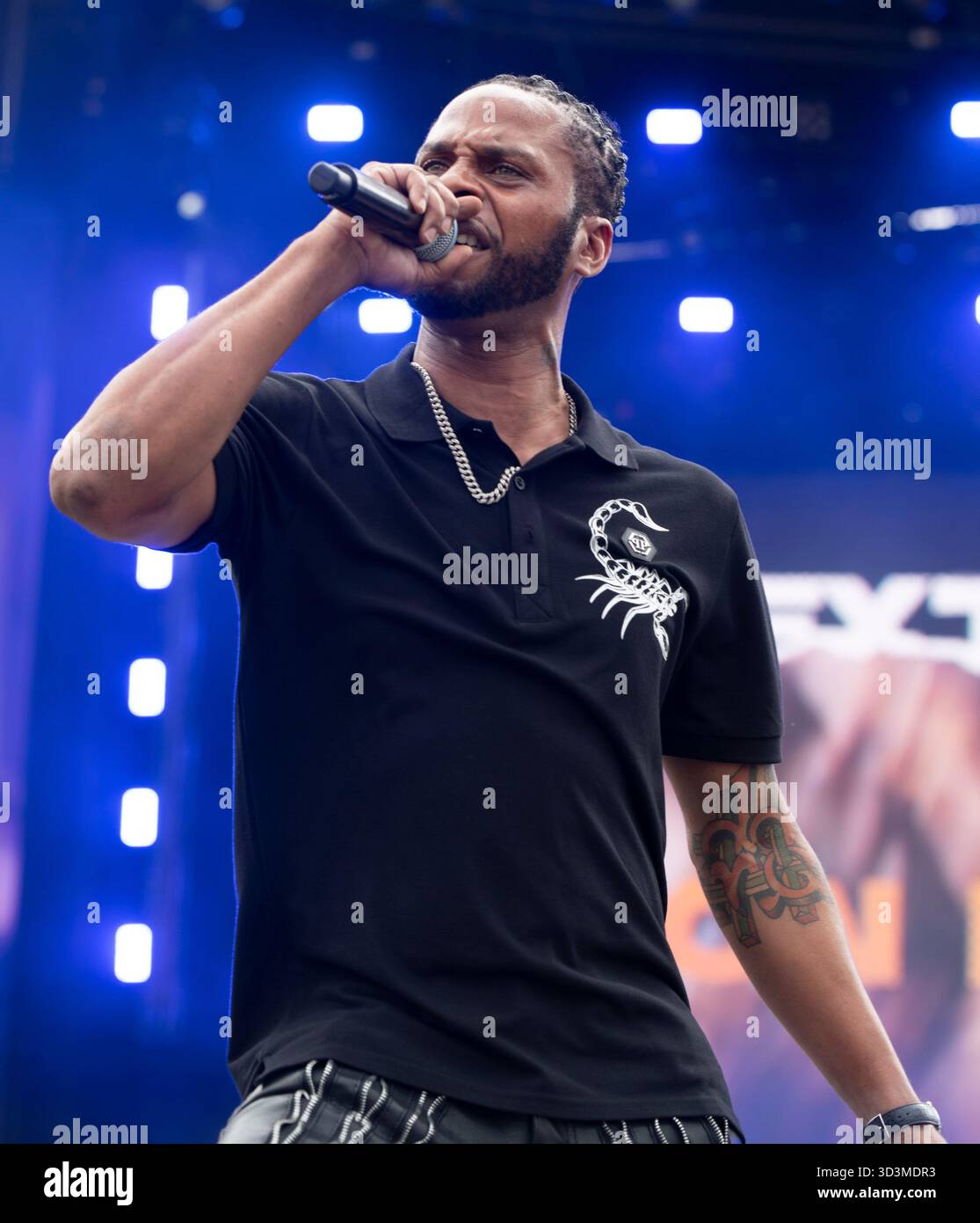 Dexta Daps preforming at Wireless Festival, Finsbury Park in London, UK ...