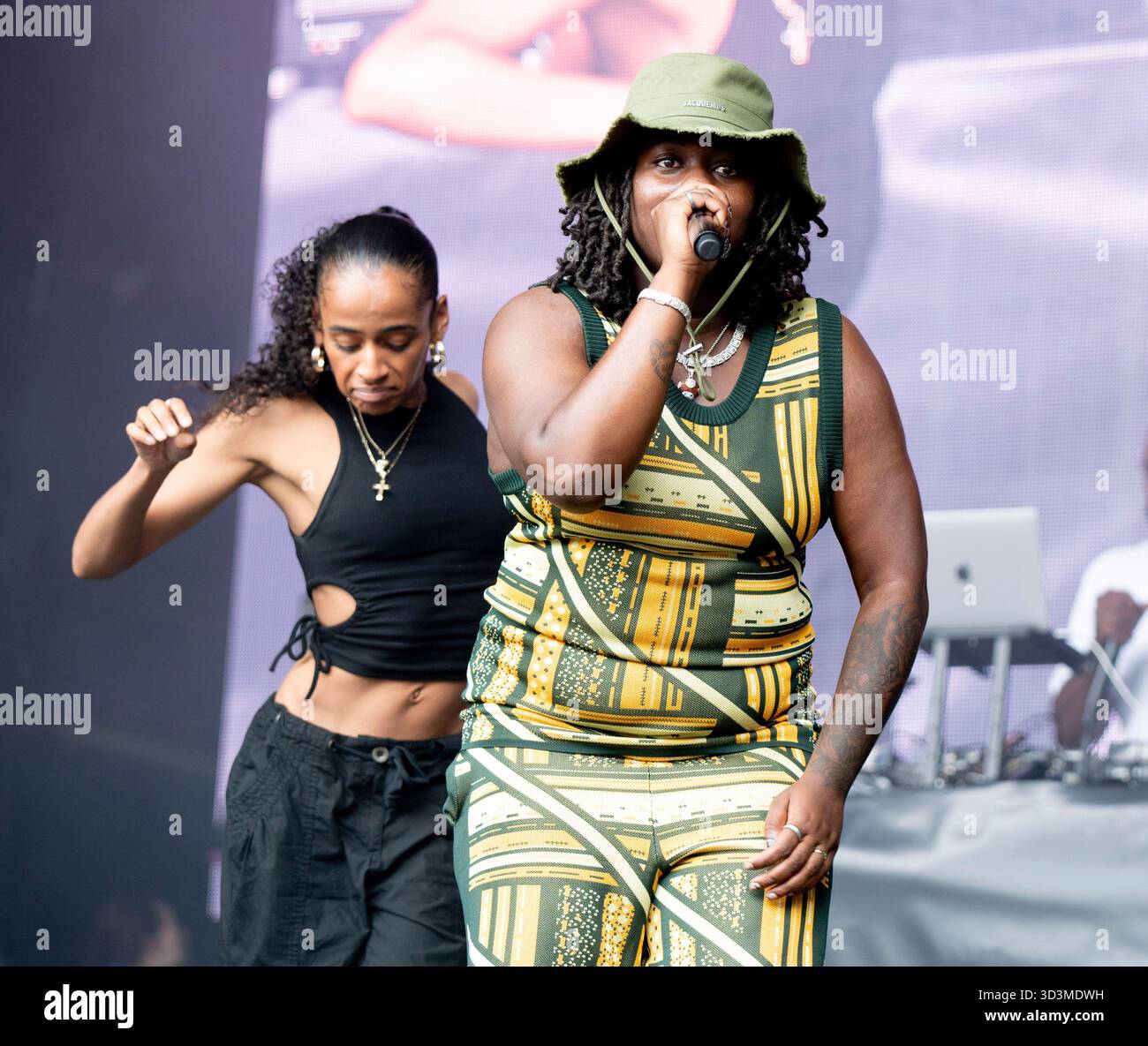 Dreya Mac preforming at Wireless Festival, Finsbury Park in London, UK ...