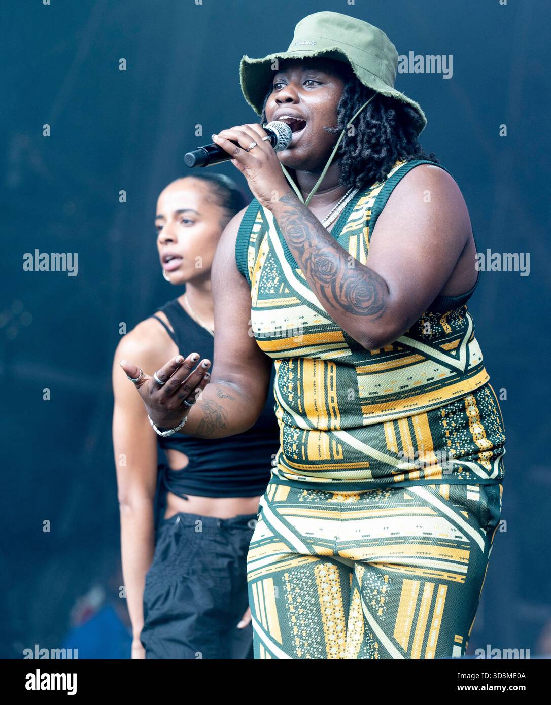 Dreya Mac preforming at Wireless Festival, Finsbury Park in London, UK ...