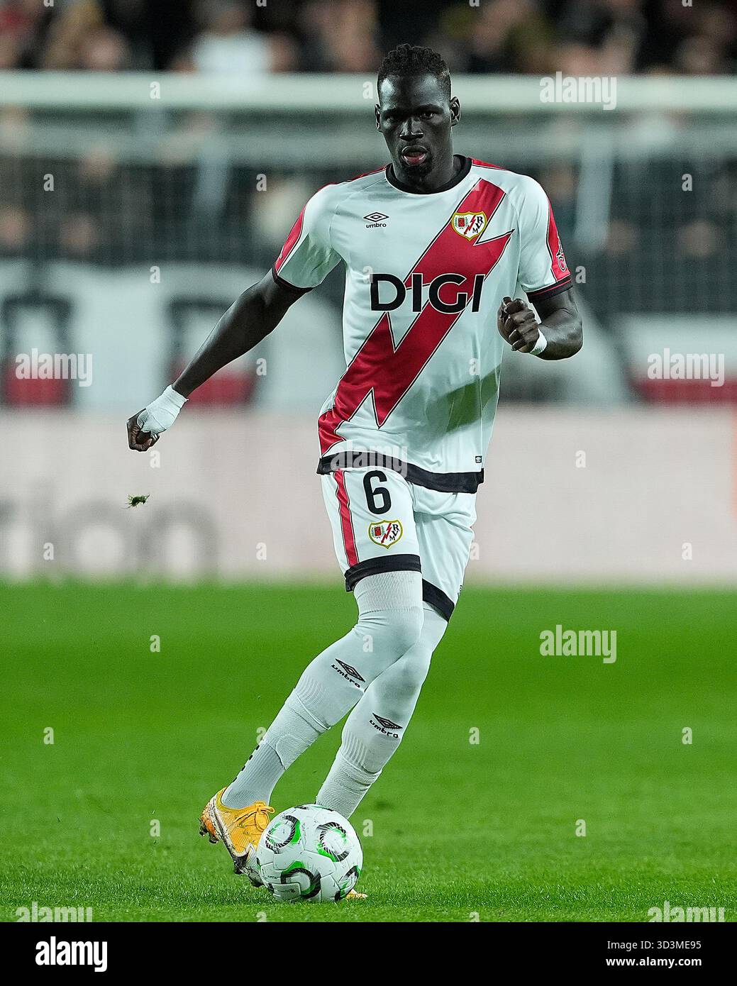 Rayo Vallecano's Pathe Ciss during UEFA Europa Conference League 2025/ ...