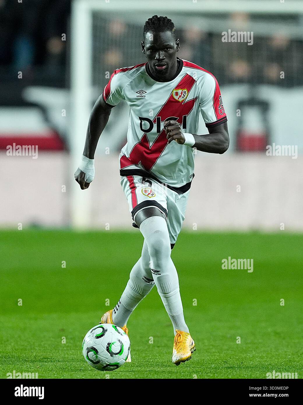 Rayo Vallecano's Pathe Ciss during UEFA Europa Conference League 2025/ ...