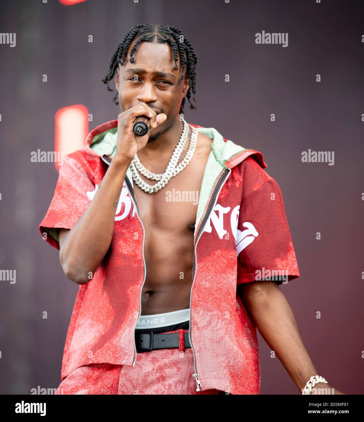 lil Tjay preforming at Wireless Festival, Finsbury Park, London UK 2023 ...