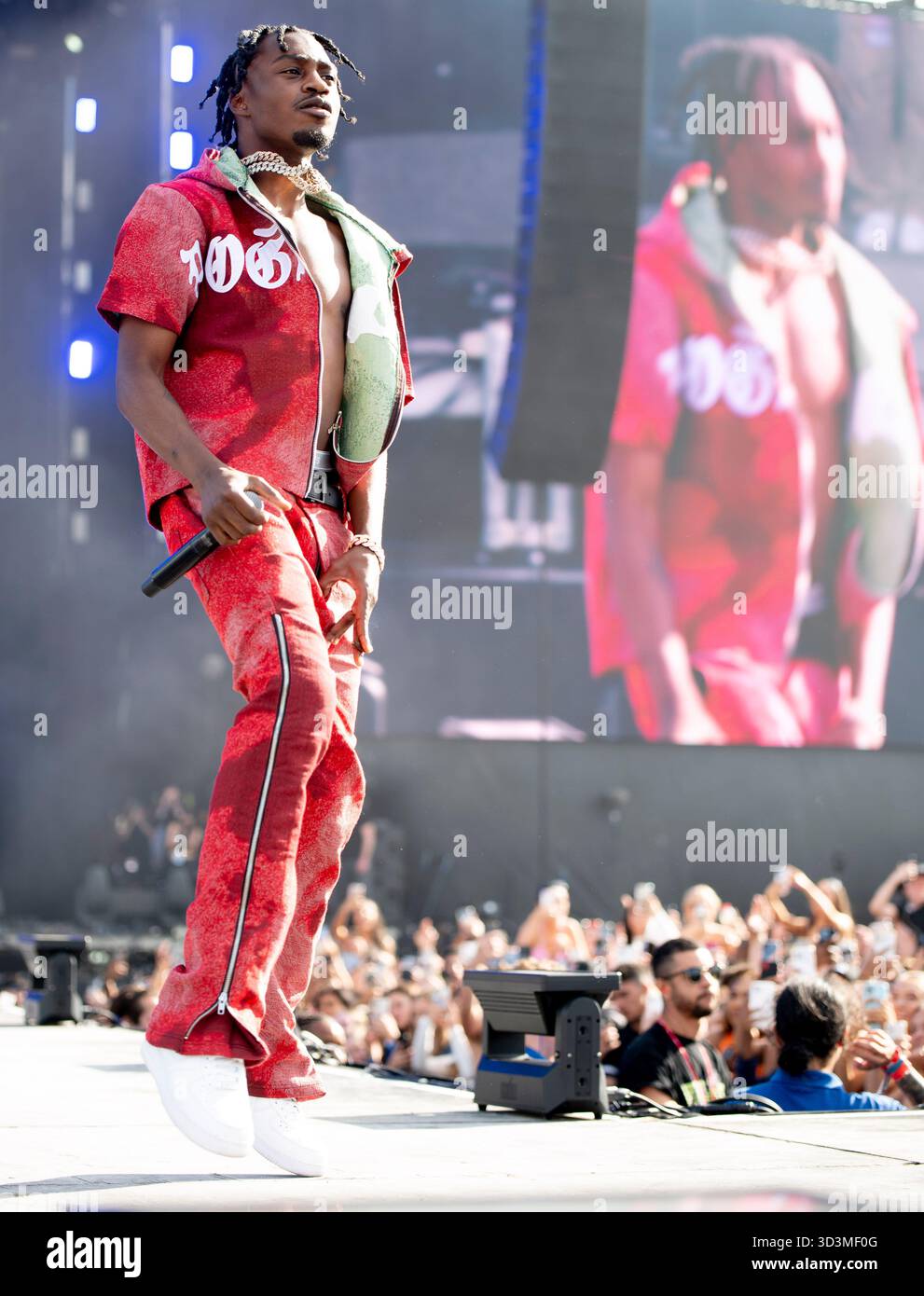 lil Tjay preforming at Wireless Festival, Finsbury Park, London UK 2023 ...