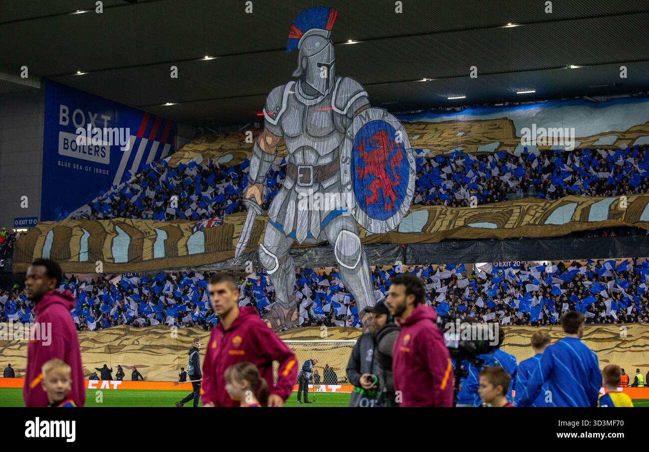 6th November 2025; Ibrox Stadium, Glasgow, Scotland; UEFA Europa League ...