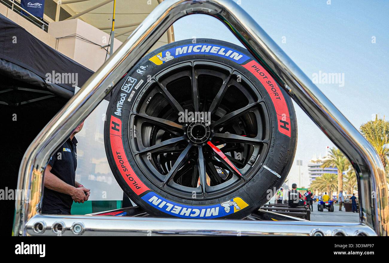 November 5, 2025, Sakhir, Bahrain, Bahrain: Michelin Tire during the ...