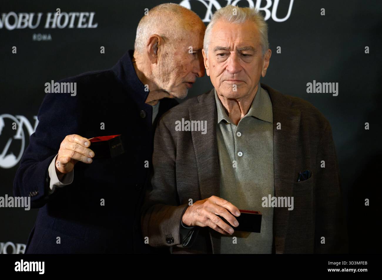 Film producer and businessman Meir Teper and actor Robert De Niro ...