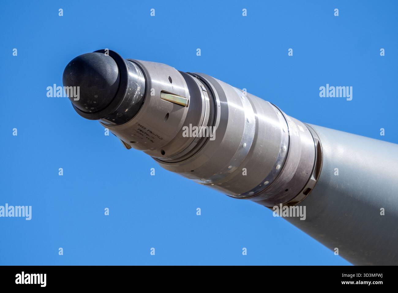 Aerial refueling probe with connection fittings and structural detail ...