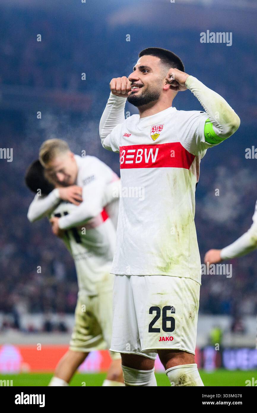 06 November 2025, Baden-Württemberg, Stuttgart: Soccer: Europa League ...